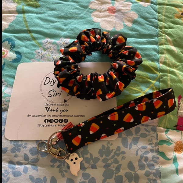 Halloween Wristlet Keychain Tassels Lobster Claw Clipper Spooky ...