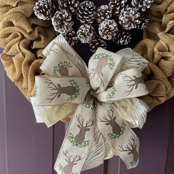 Large Flocked Green Bunny With Bow, Flocked Easter Bunny for Table ...