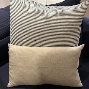 Linen Back Envelope Pillowcase Linen Pillow Sham Linen Pillow Case ...