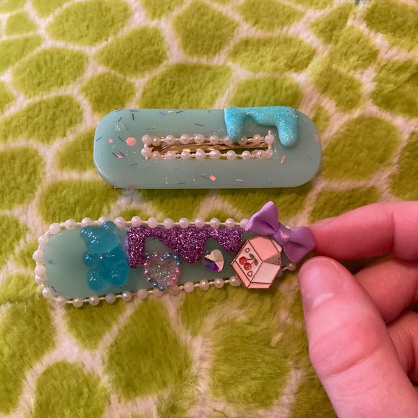 Kawaii Candy Hair Clips | Creepycute Pastel Barrettes | Mix & Match ...