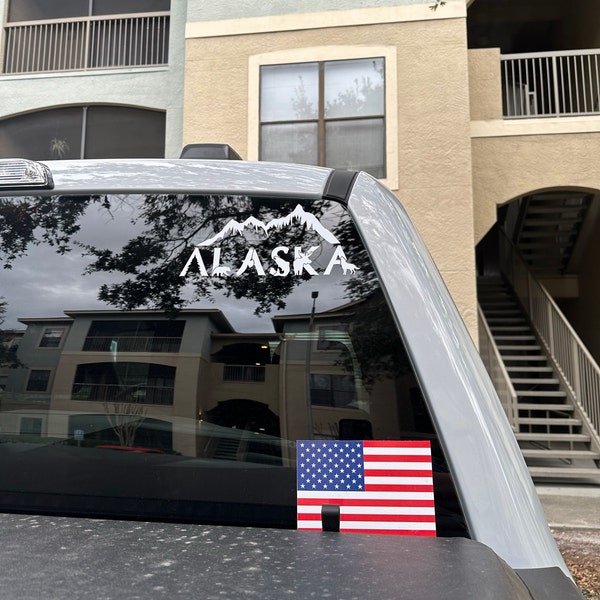 Alaska State Decal / Alaska Sticker / Alaska Home State Sticker / State ...