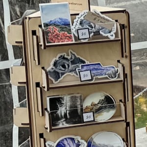 Sticker Display Stand 9 Shelves - Etsy