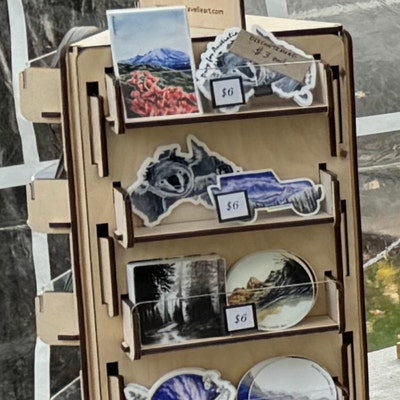 Sticker Display Stand 9 Shelves - Etsy