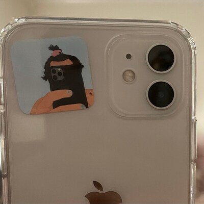 The Mirror Selfie Sticker - Etsy