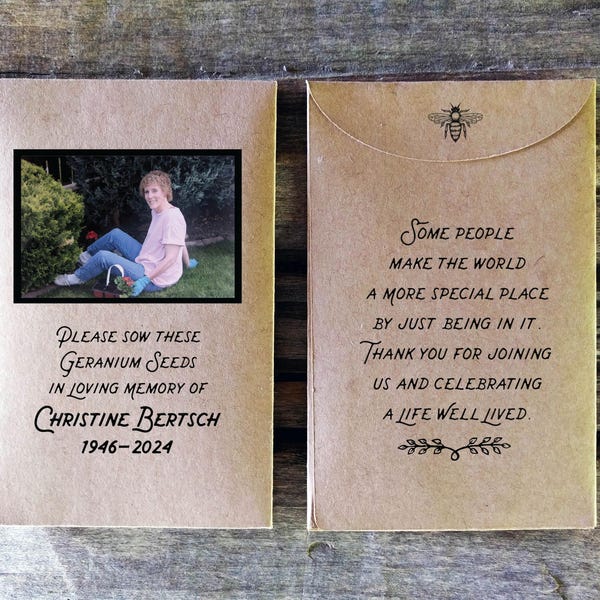 Christian Baby Shower Seed Packet Favor, Faith Plants the Seed, Custom ...