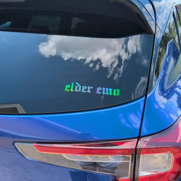 Elder Emo Vinyl Decal | Car Window Rearview Mirror Bumper Laptop ...