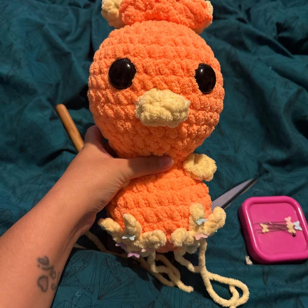 PATTERN - Pokemon Torchic Crochet Pattern - Etsy
