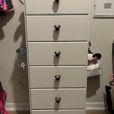 Mickey Mouse and Minnie Mouse Drawer Knobs/handles for Nurseries, Kid's Rooms, Cabinets, and ...