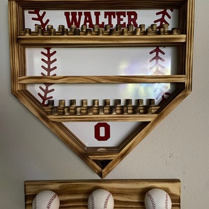 Rustic Baseball and Ring Display Holds 44 Rings/medals and - Etsy