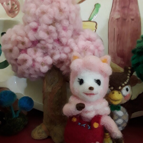 Needle Felting Maori Wool Batt / FB12 Powder Puff Maori Wool Fluffy ...