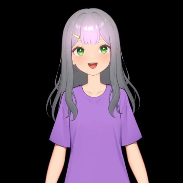 Customizable Vtuber - Anime Girls Live2d Avatar - Etsy