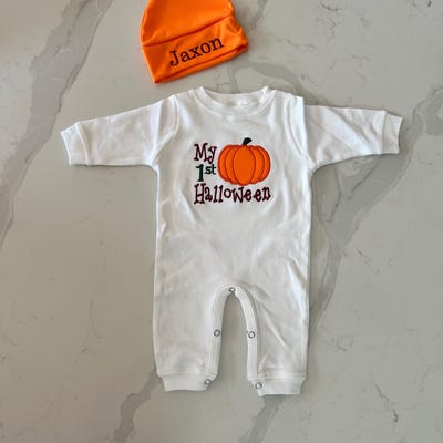 Newborn Baby Boy Clothes Personalized Bodysuit Boy Personalized Hat ...