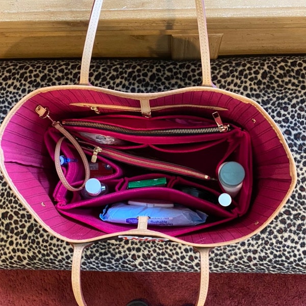 Felt Purse Insert (type JIA), Light Soft Sturdy, Organize Designers Bag ...