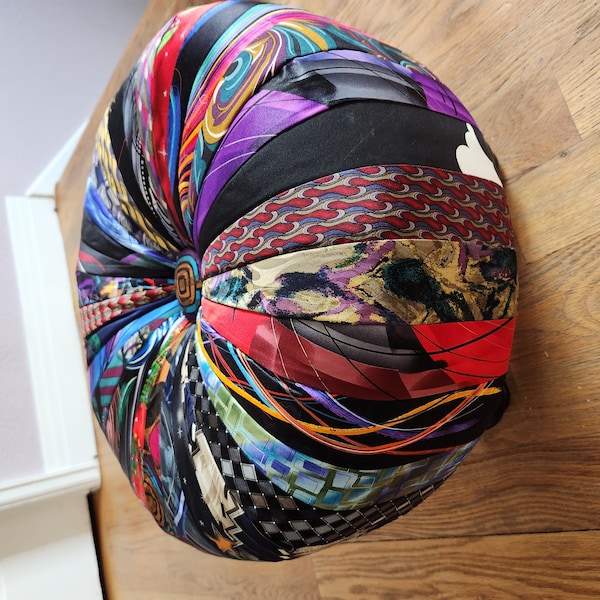 Custom Tuffet Stool Made With YOUR TIES! - Etsy
