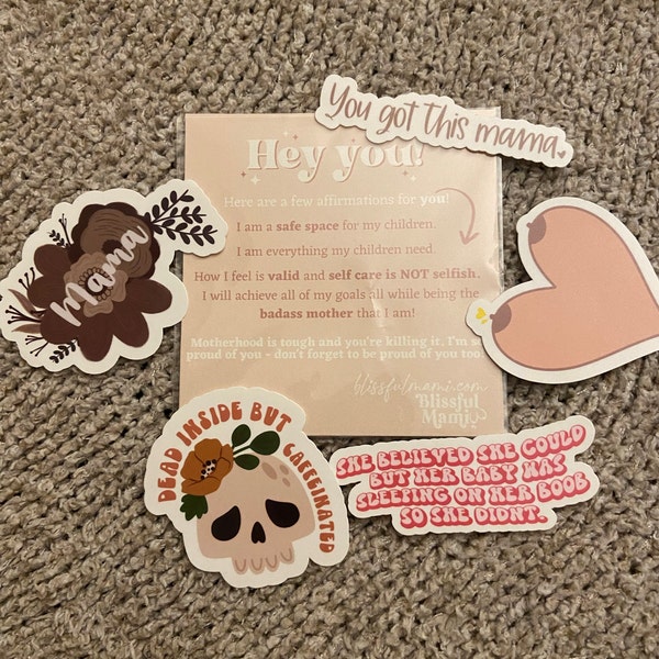 You Are Whole Sticker / Moon Phase Sticker / Mental Health Sticker ...