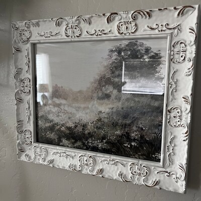 French Country Frame Glass Victorian Antique Vintage Farmhouse - Etsy