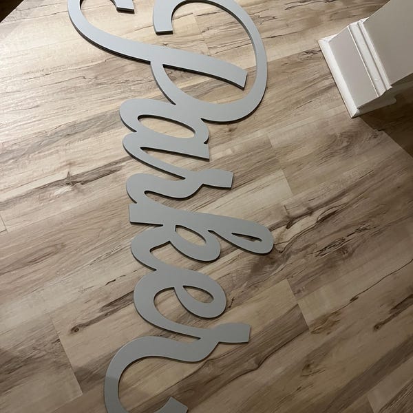 Custom Wood Baby Name Sign | Letter Wall Art | Kids Room Art | Wall Art ...