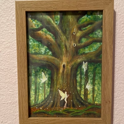 Print Midsummer Tree, Forest, Oak, Woodland - Etsy