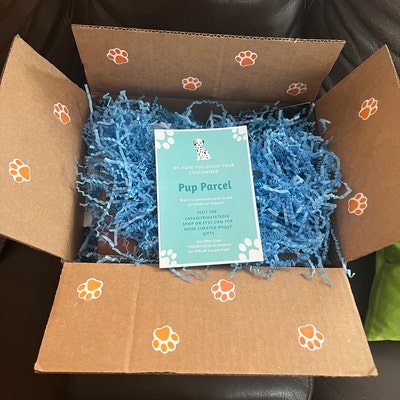 Double Pup Parcel Doggy Gift Box EIGHT Toys/treats - Etsy