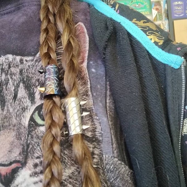 Smaller Hair Spikes Jewellery for Dreadlocks and Braids. Braided Hair ...
