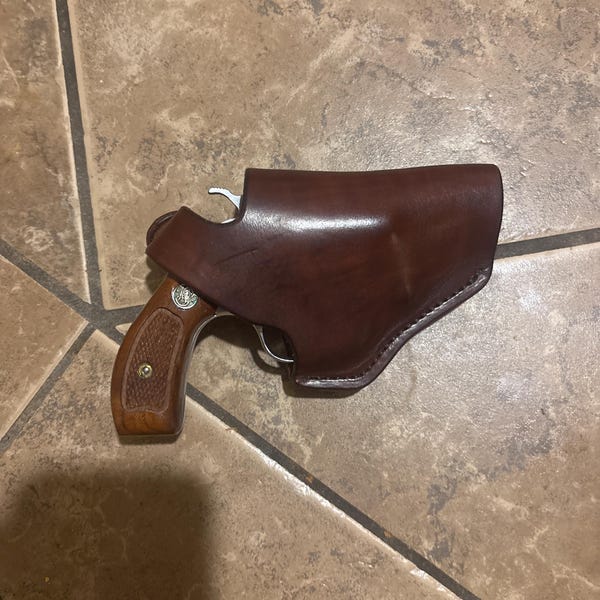Smith & Wesson 642 Cross Draw Holster, Right Hand Draw, Leather Thumb ...