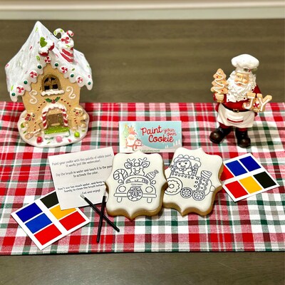 Christmas Reindeer PYO Cookie Stencil Digital Download SVG Format File ...