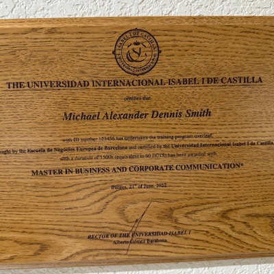 Metal Certificate Award, Diploma Frame Custom, Diploma Plaque, Diploma ...