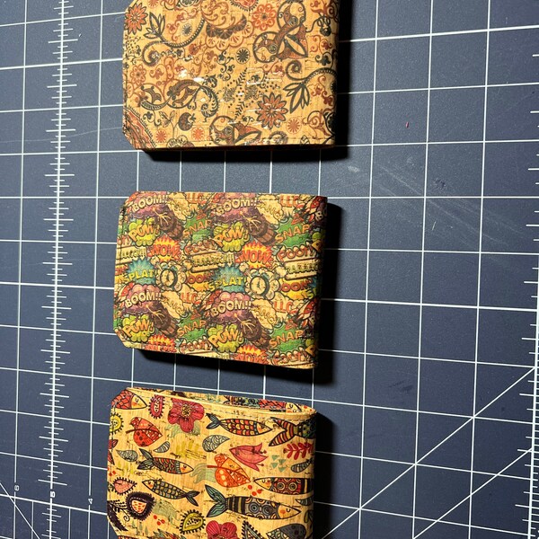 Key Fob Wallet PDF & SVG Bundle / Wallet Sewing Pattern / Cork Wallet ...