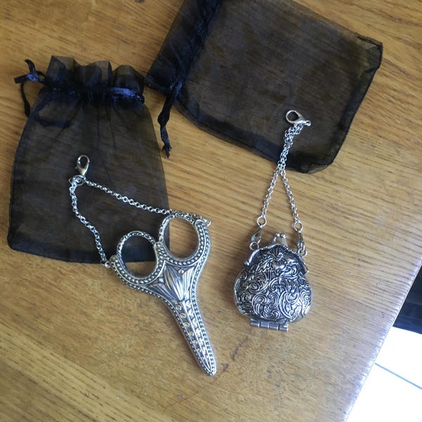 Chatelaine Tools Set: Matron's Favourites! - a Set of 7 Victorian ...