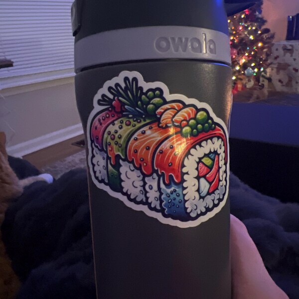 Sushi Roll Sticker - Etsy