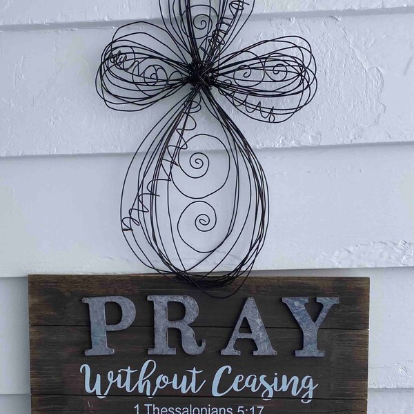 Medium Swirls and Twirls Twisted Wire Cross - Etsy