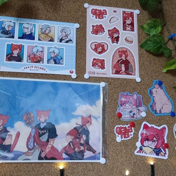 OMORI Silly Character Sticker Skrunkly OMORI, Aubrey, Kel, Hero, Mari ...