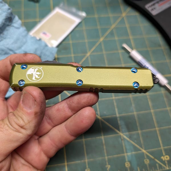 Benchmade Griptilian 551 Terminal ULTEM™ Scale Set Custom Knive Parts ...