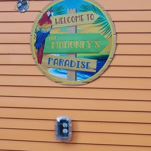 Tequila Parrot Metal House Sign Beach Bar Décor Signs Signs - Etsy