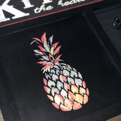 Pineapple Stencil, Large Pineapple Stencils, DIY, Stencil Pineapple, Pochoir Ananas, Pineapple ...
