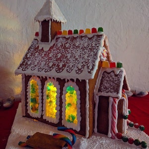 Classic Cottage gingerbread House Template Easy DIY Holiday Decor - Etsy