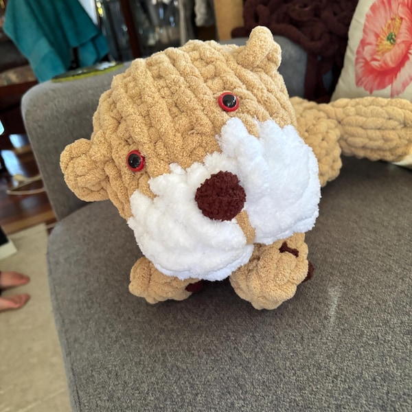 ARLO OTTER / Full Video Tutorial / Hand Knit Otter Snuggler / Hand Knit ...