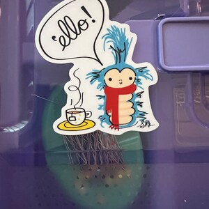 Ello Worm Sticker Labyrinth Inspired Sticker Labyrinth Worm Sticker ...