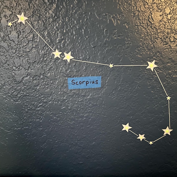 Constellation Stickers, Constellation Decals, Astronomy Wall Art ...