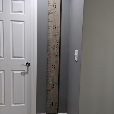 Modern Growth Chart Ruler, Kids Measuring Stick, Family Ruler - Etsy