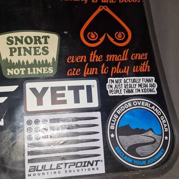 Snort Pines Not Lines, Outdoors Water Bottle Sticker, Funny Nature ...