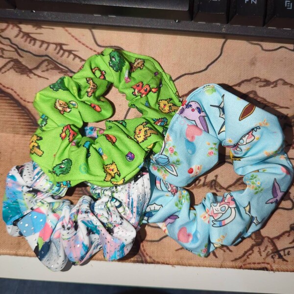 Poke Beach Ball Pocket Monster Scrunchie - Etsy