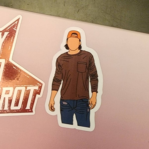 Morgan Wallen Silhouette Sticker - Etsy