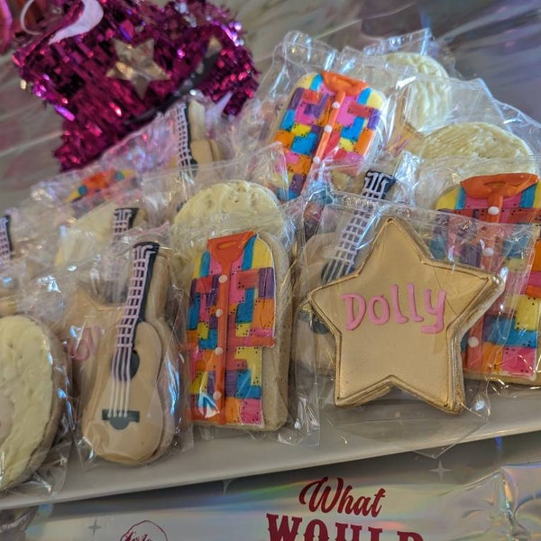 COUNTRY MUSIC WESTERN Themed X12 Inspired Decorated Cookies - Etsy