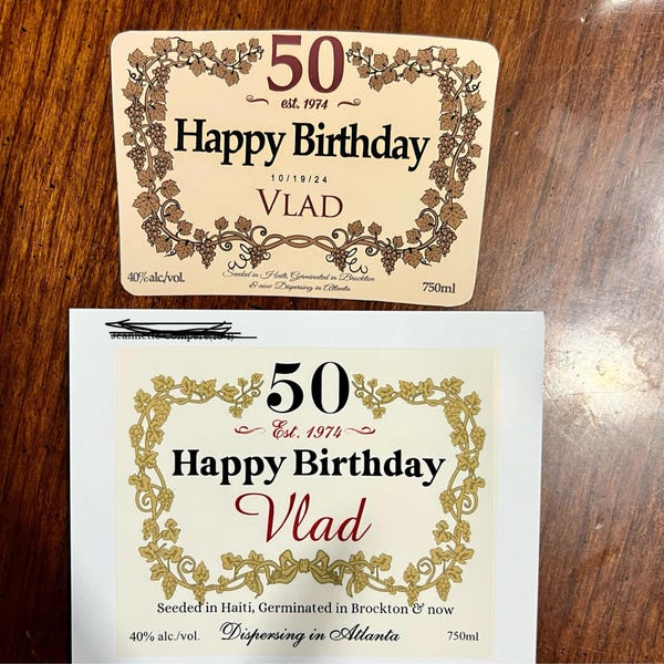 PRINTABLE Patron Label 375ML, Custom Patron Label, Tequila Custom Label ...