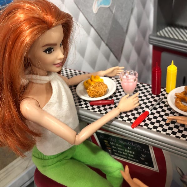 Re-ment Family Restaurant Diner 1:6 Scale Miniature Food Fashion Doll ...