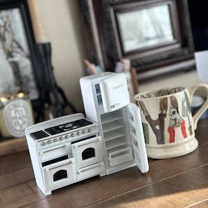 1:12 Scale Model Dollhouse Refridgerator Fridge 1950s Kitchen - Etsy