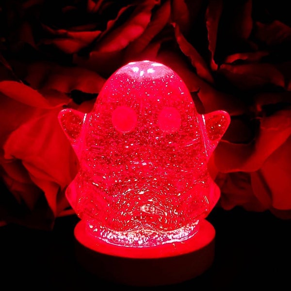 CUSTOM LED Cute Halloween Ghost Night Desk Light Lamp - Etsy