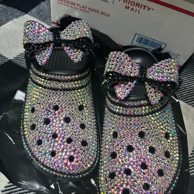 Custom Bling Designs for Women's Clogs Bedazzled Crocs Birthday Gifts ...