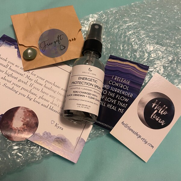 Energetic Protection Spray || Reiki Charged Empath Protection Spray ...